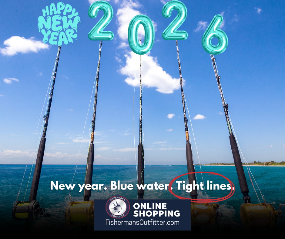 New year. Blue water. Tight lines. 🎣 - Fisherman's Outfitter
